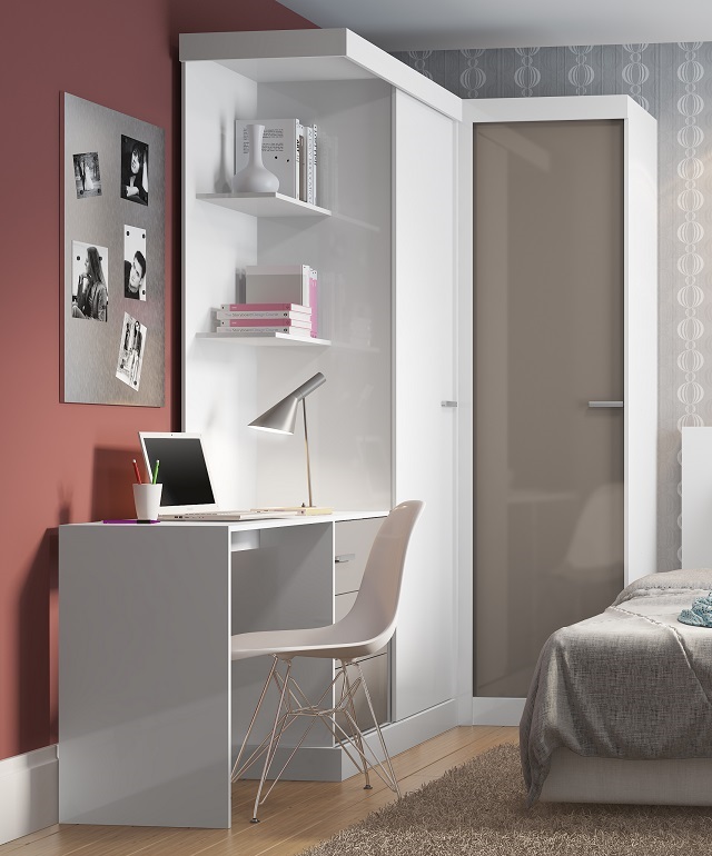 Escritório integrado ao guarda-roupa – Mulheres na Computação